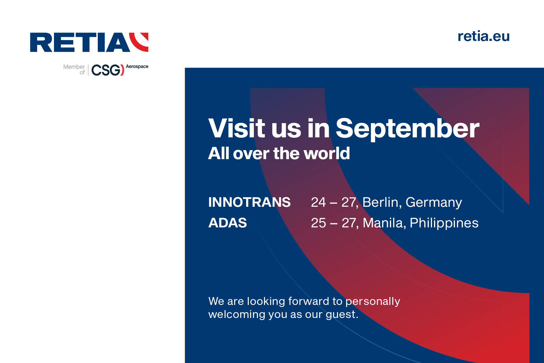 Two more fairs await us in September – RETIA