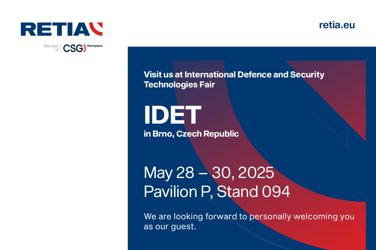 Visit us at IDET 2025 – RETIA